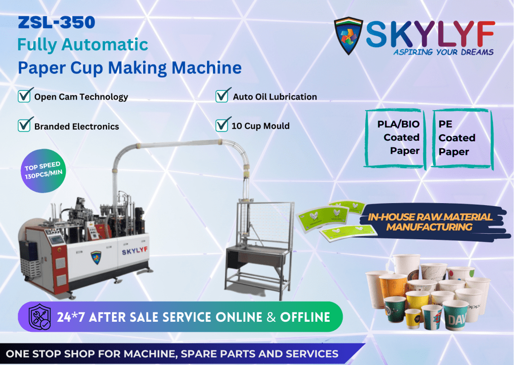 Fully Automatic Paper Cup Making Machine - Paper Cup Machine Manufacturer