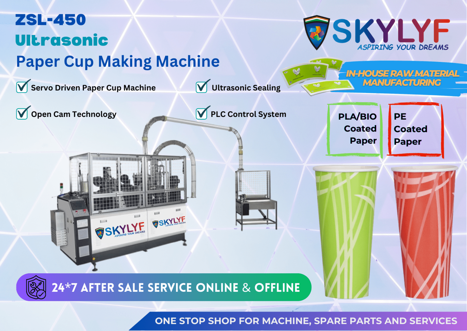 Servo Driven Paper Cup Machine - Paper Cup Machine Manufacturer